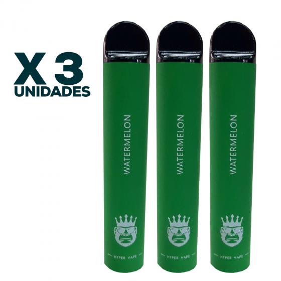 Hyper Vape Watermelon Extra X3 unidades - 1500 puffs | Digi Marketplace