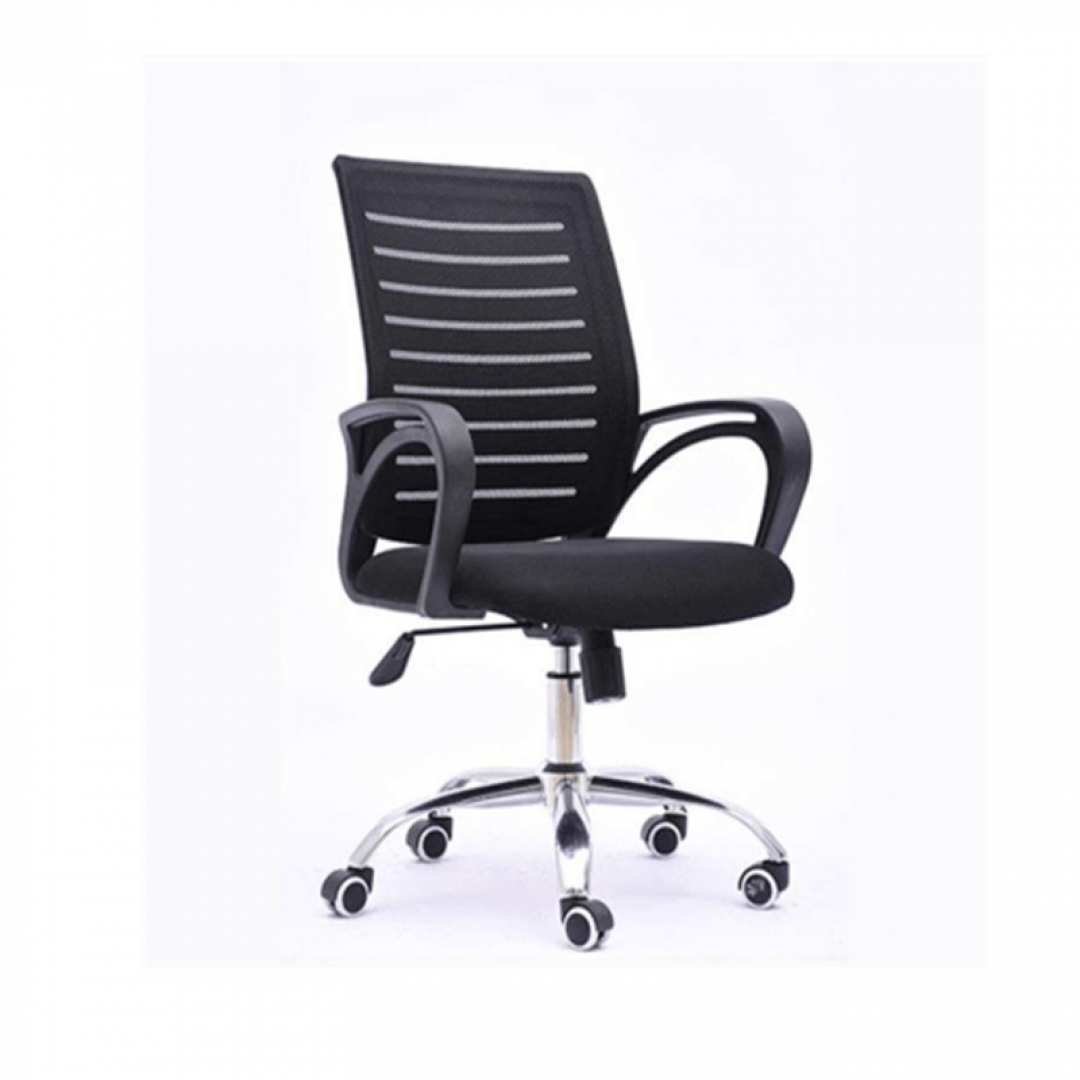 Silla De Oficina Mesh Giratoria Base Cromada Level LVS-002 | Envios a ...