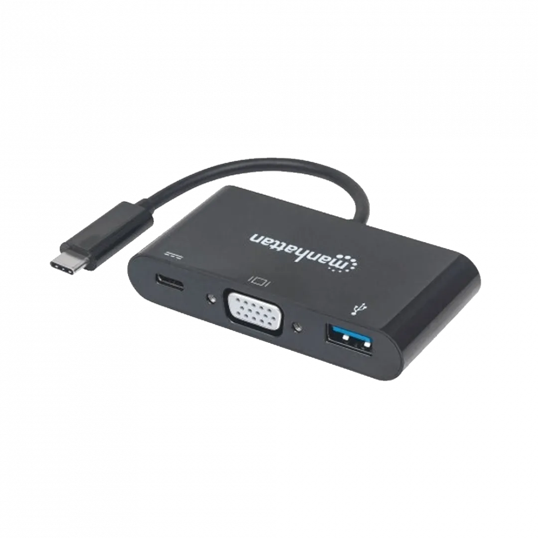 Convertidor Usb-c 3.1 Para Vga/usb-a/usb-c 152044 Hd/fhd/60hz ...
