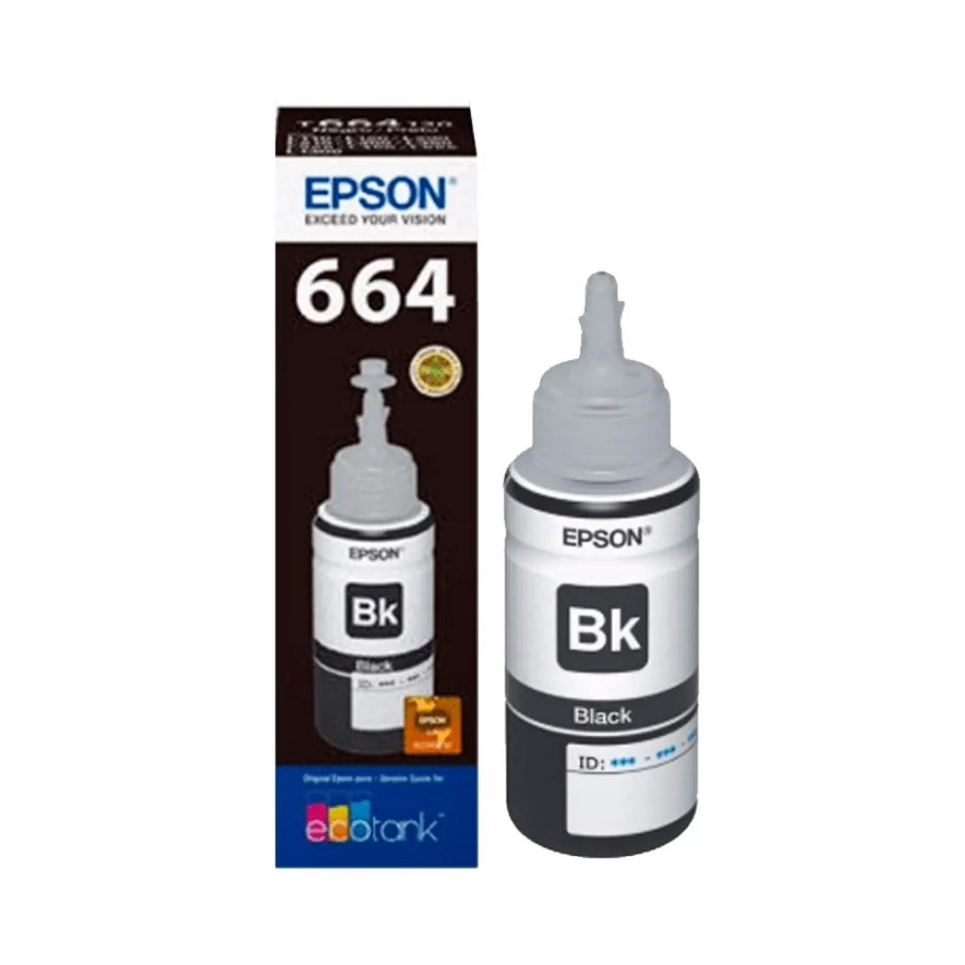 Tinta Epson T664 120 Negro L1xx/l2xx/l3xx/l5xx T664120-al 70 Ml | Digi Marketplace