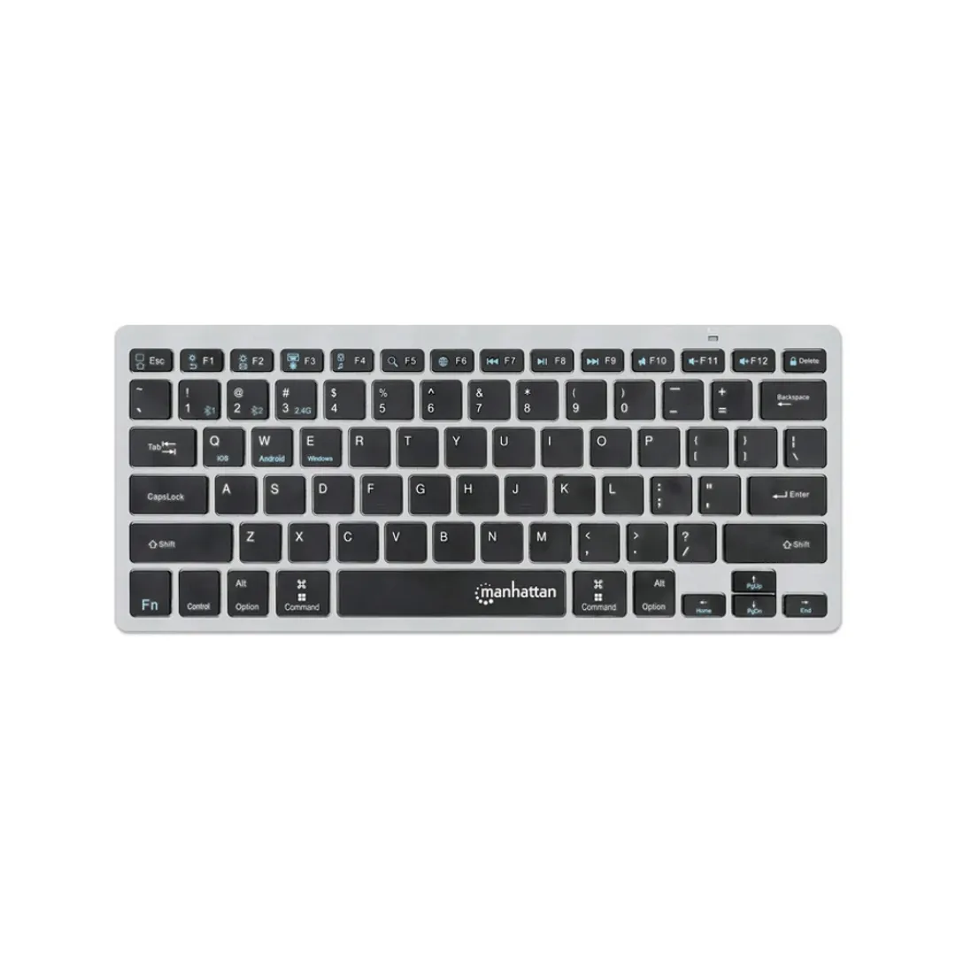 Teclado Wireless Manhattan 180559 Dual-mode Ultra Slim Ingles Negro ...
