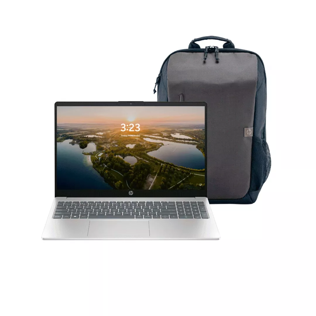 Notebook Hp 15-fc0010la Amd R5 2.8/8g/256ssd/w11h/15.6" Fhd Plata ...