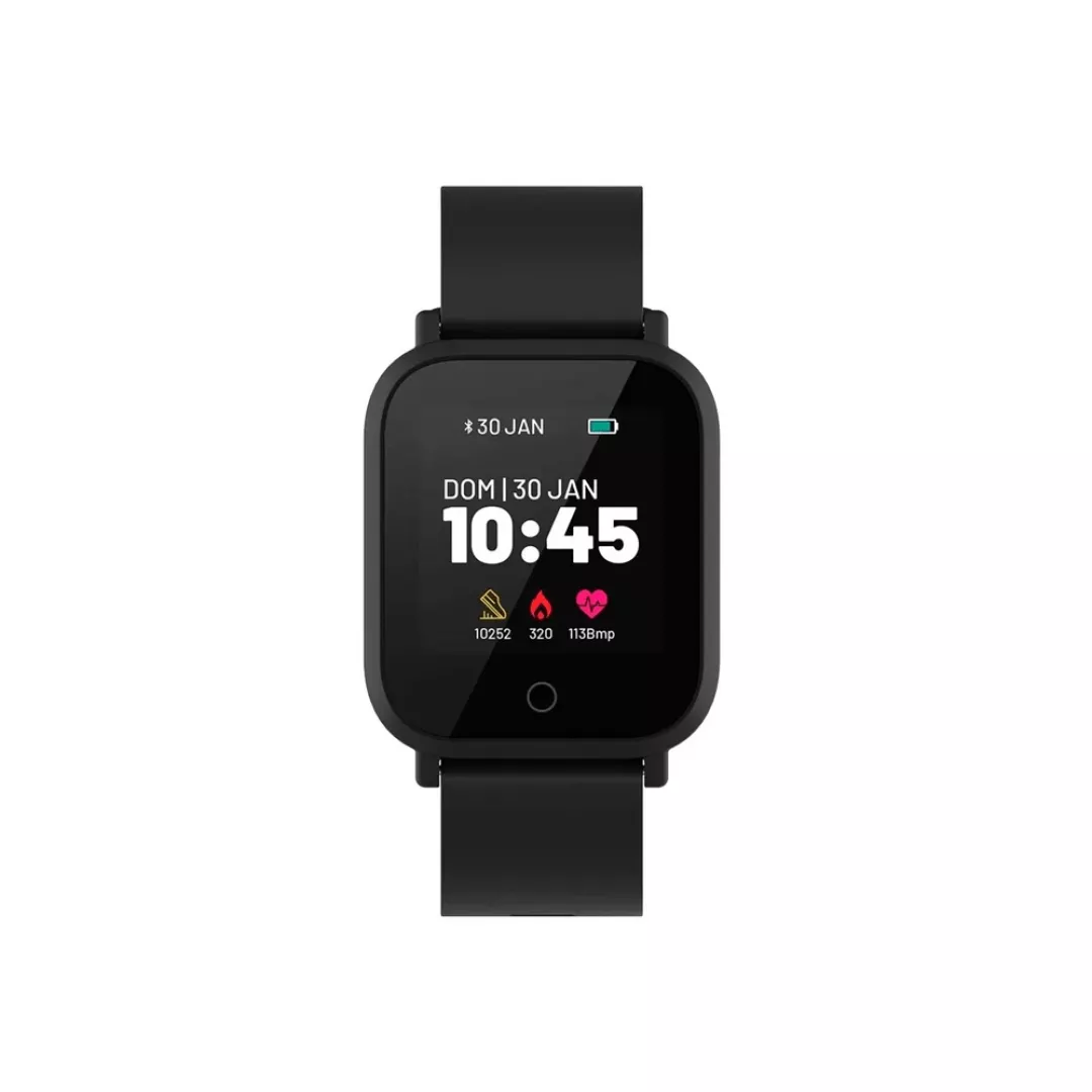 SMARTWATCH MULTILASER ES436 L1 NEGRO ANDROID/IOS/BT/HORA/LECTOR MSG ...
