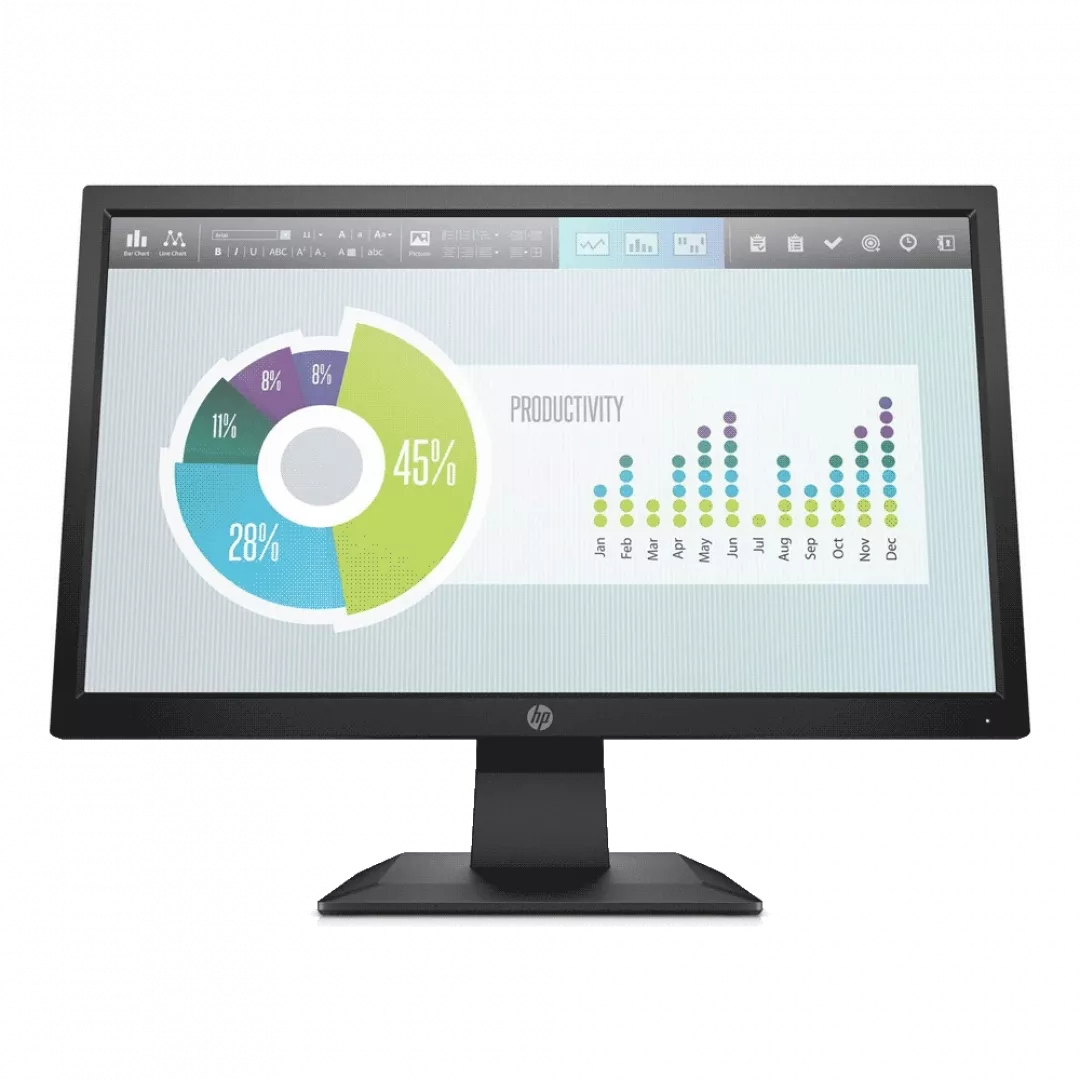 MONITOR 20" HP P204V HD HDMI/VGA/5MS/NEGRO/BIVOLT/5RD66AA CORPORATIVO ...