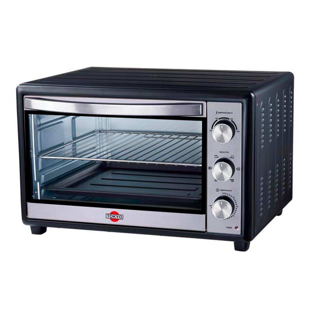 HORNO ELECTRICO TOKYO LISTO PLUS 56LTS NEGRO 2REJ/1BAND/1REC.MIG./1AGARRAD | Envios a todo el ...